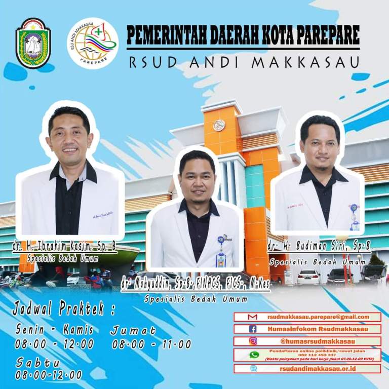 RSUD Andi Makkasau Miliki Tiga Dokter Spesialis Bedah - Portal Insiden