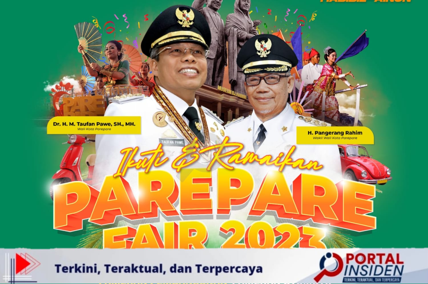 Taufan Pawe Ajak Masyarakat Meriahkan Parepare Fair 2023 - Portal Insiden