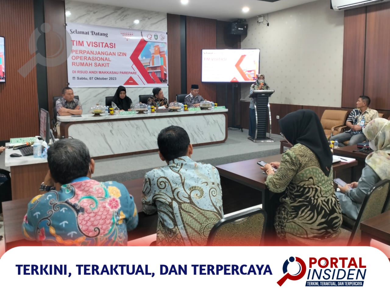 Perpanjangan Izin Operasional, Tim Visitasi Kunjungi RSUD Andi Makkasau - Portal Insiden