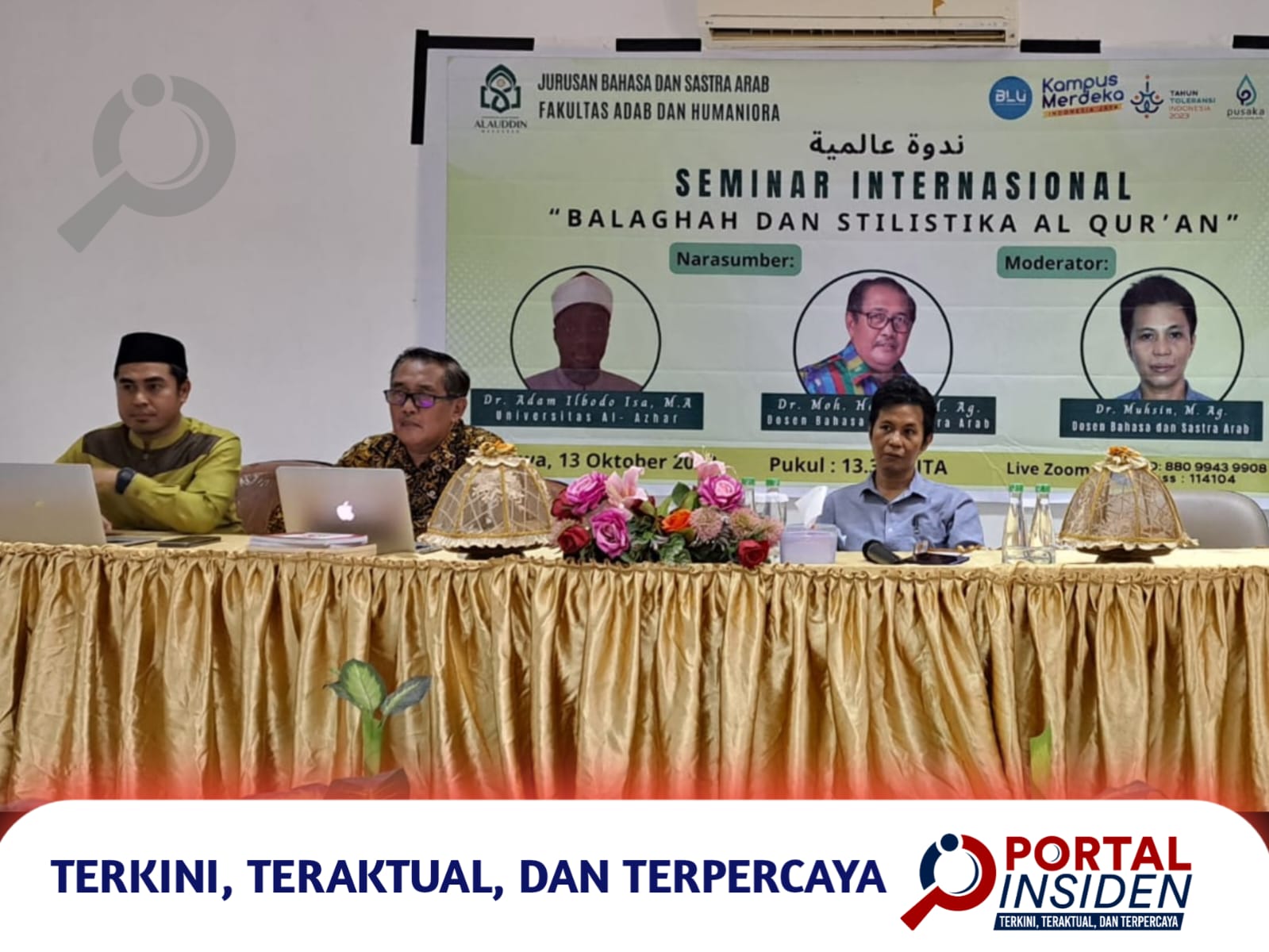 Jurusan BSA FAH UINAM Sukses Gelar Seminar Internasional Secara Daring ...