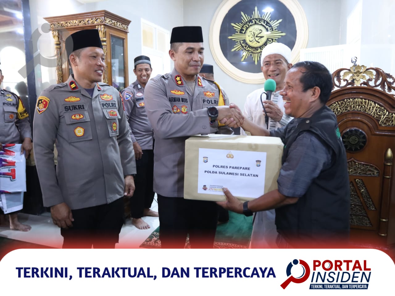 Jumat Curhat Kapolres Parepare Ajak Masyarakat Sukseskan Pemilu Damai