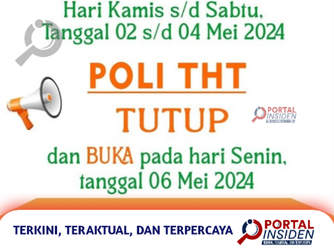 Hari Ini Poli THT di Rumah Sakit Andi Makkasau Kembali Buka - Portal Insiden