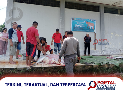 Hari Raya Idul Adha, Rupbasan Manado Sembelih Hewan Kurban dan Berbagi ...