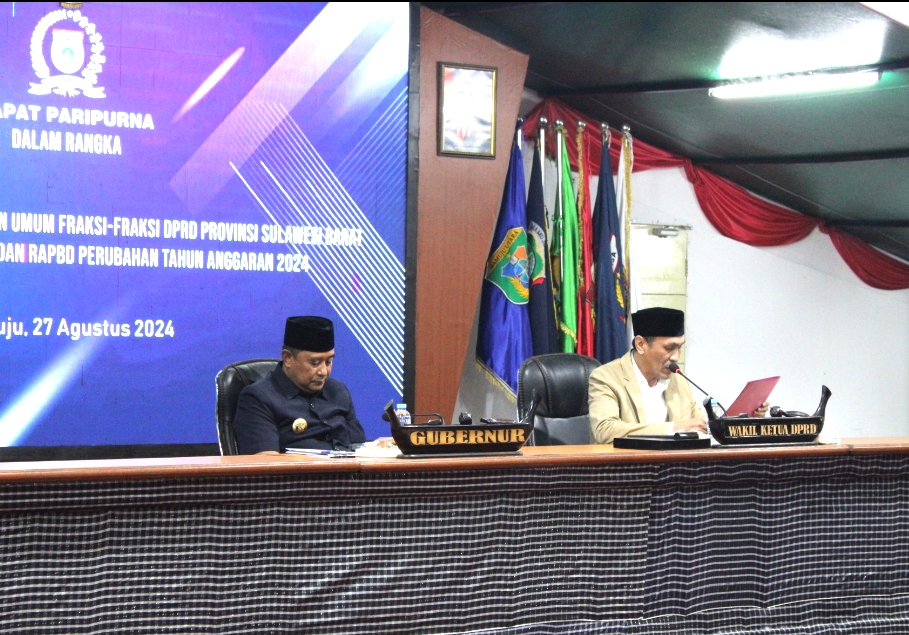 Jawaban PJ. Gubernur Sulbar Atas Pemandangan Umum Fraksi-fraksi Terhadap Nota Keuangan Dan RAPBD ...