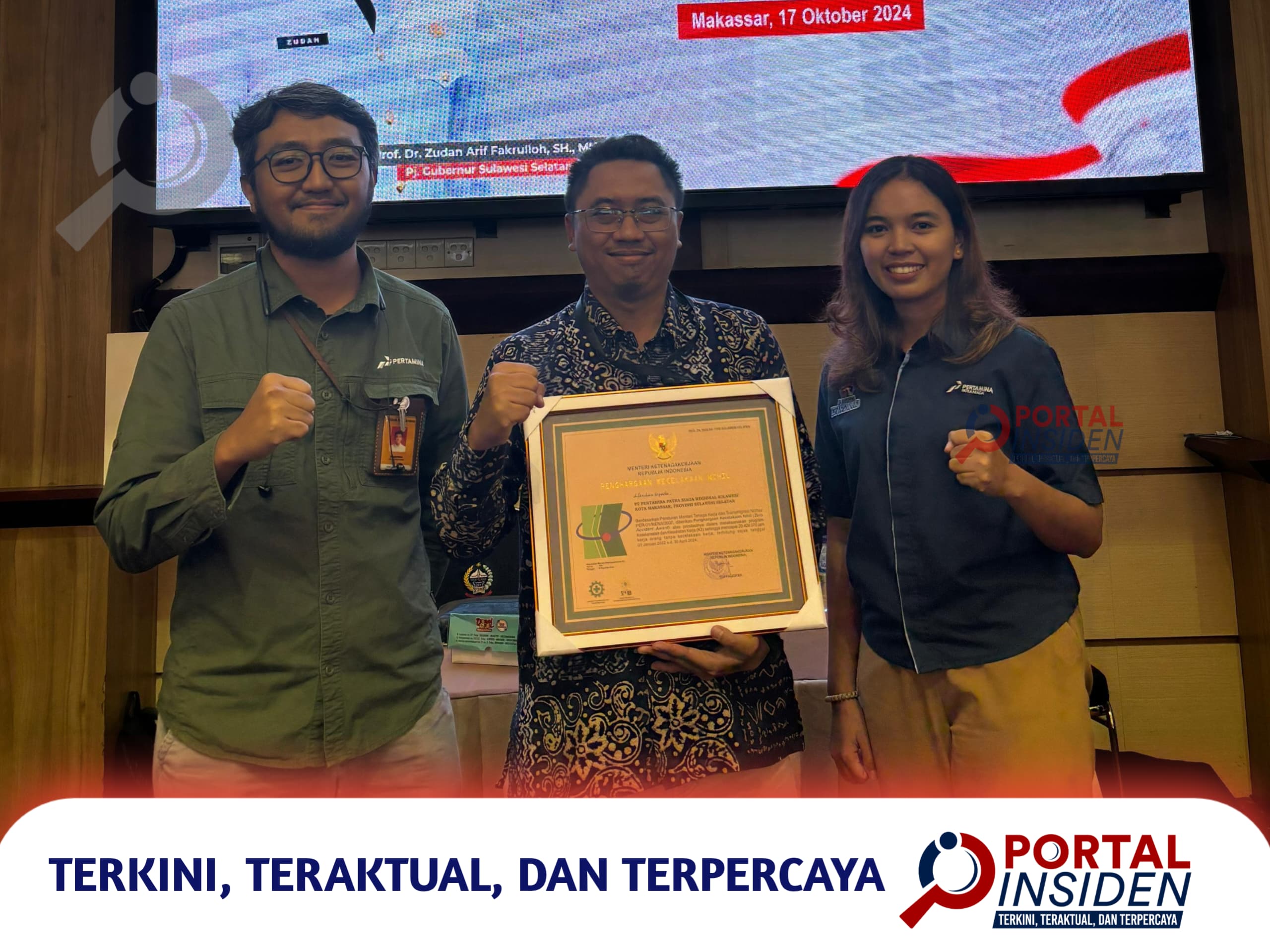 Pertamina Patra Niaga Sulawesi Raih Penghargaan Zero Accident Tingkat Nasional Tahun 2024 ...