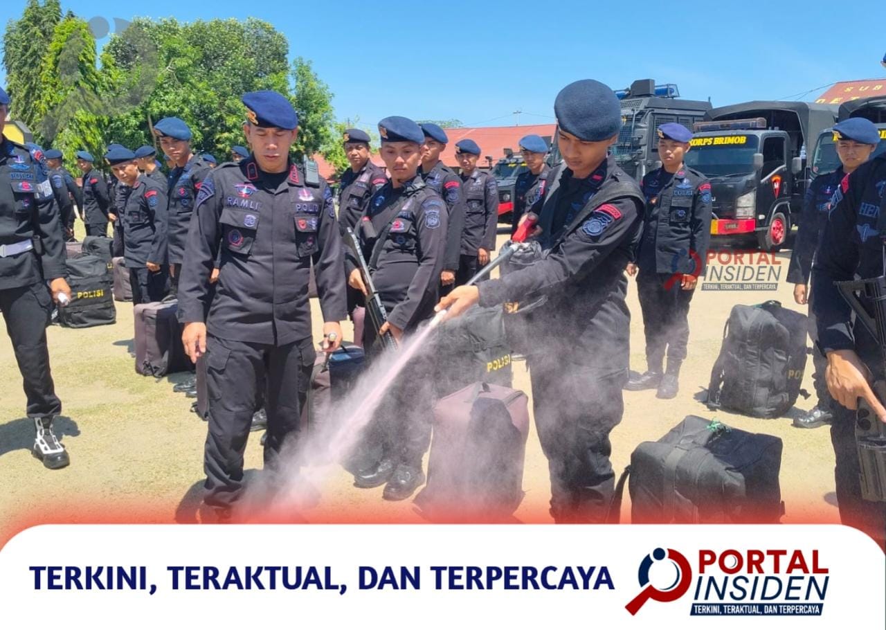 Batalyon B Pelopor Satuan Brimob Polda Sulsel Siap Amankan Laga PSM Makassar Versus Persija ...